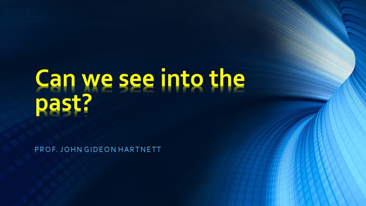 Video: Can We See Into the Past? – Bible Science Forum